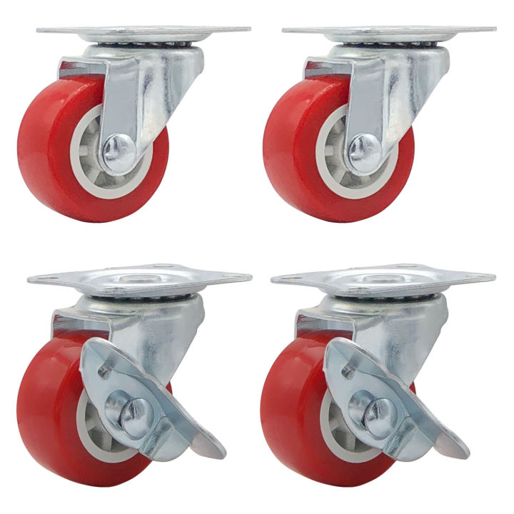 2 Inch Trolley Wheels Heavy Duty | Caster Wheels for Furniture, Cart ...