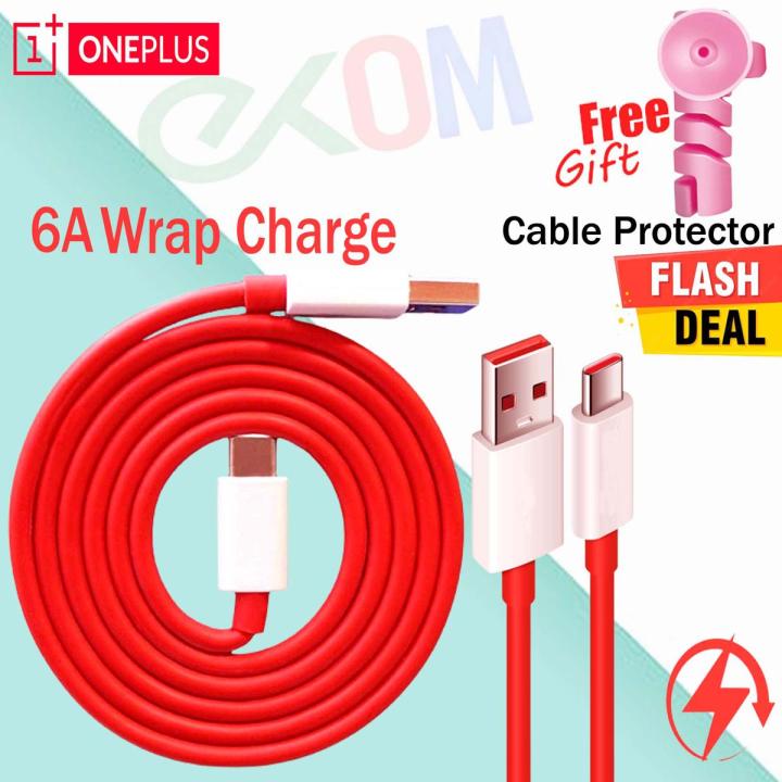 Genuine Wrap Charging Cable Type C 6A - Oneplus Dash Charge C Type ...
