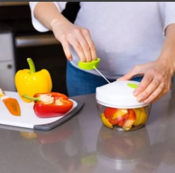 EOTIA Food Processor Manual Shredder Vegetable HAND Cutter Chopper 3 ...