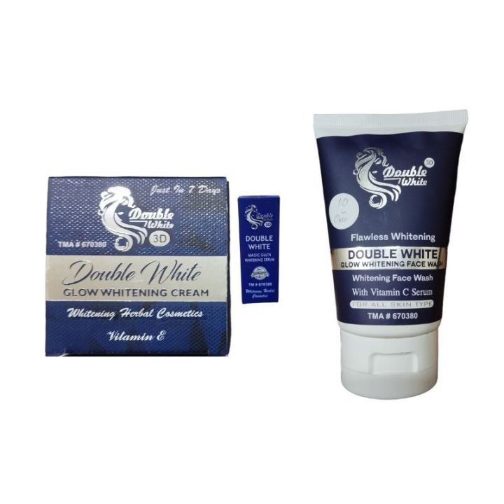 Double White Whitening Deal (Double White Whitening Cream + Whitening ...