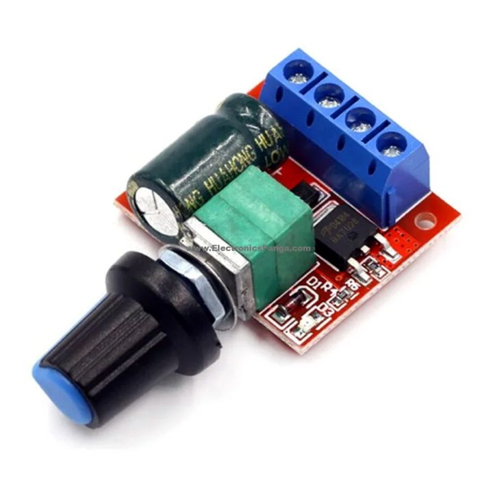 5A Mini DC Fan/Motor PWM Motor Speed Controller Module DC Dimmer | Daraz.pk