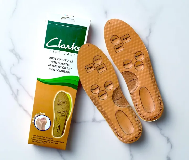 Clarks Medicated Insole with Pressure Points for Foot Comfort & Health ...