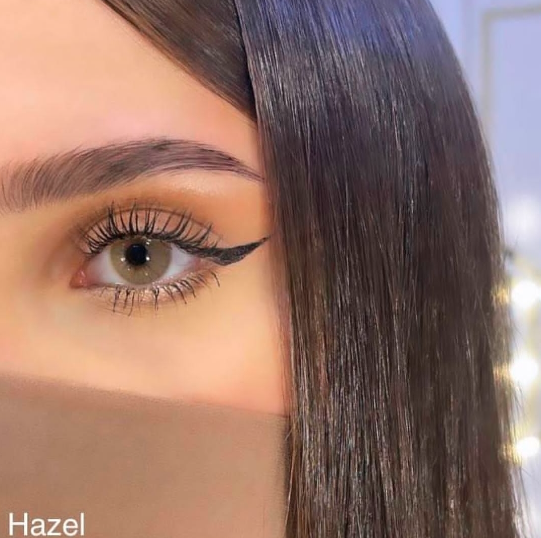 Eye Contact lens Multiple Shade lens Partywear Lens Shade Hazel | Daraz.pk