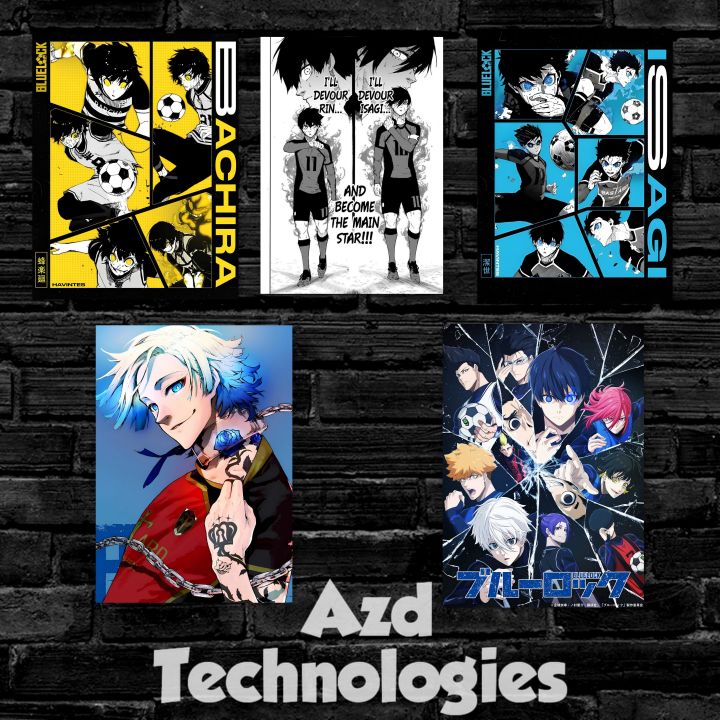 5 Large Anime Posters of Your Choice XL Sized Posters 18 x 12 inches ...