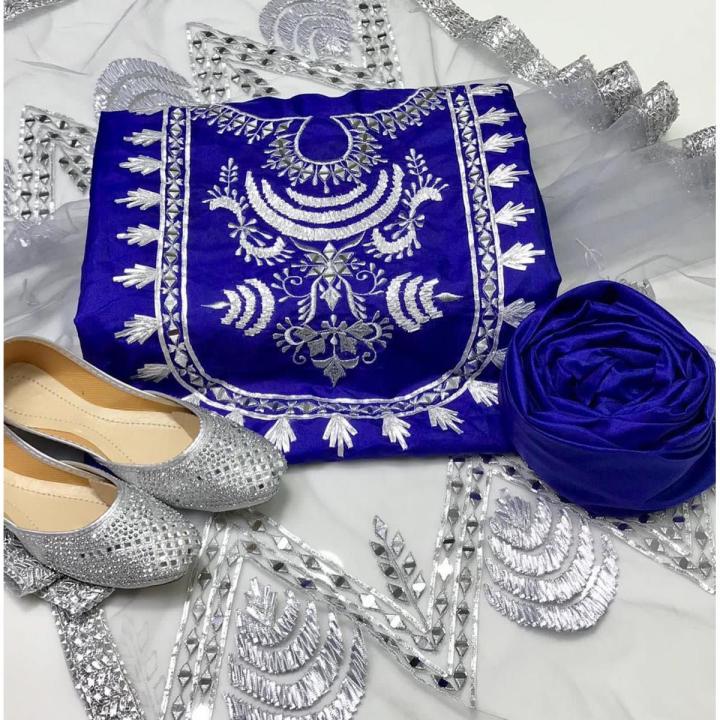 Fancy 3Pcs Suit For Girls Party Wear New Collection 2023 Kathan Shirt ...