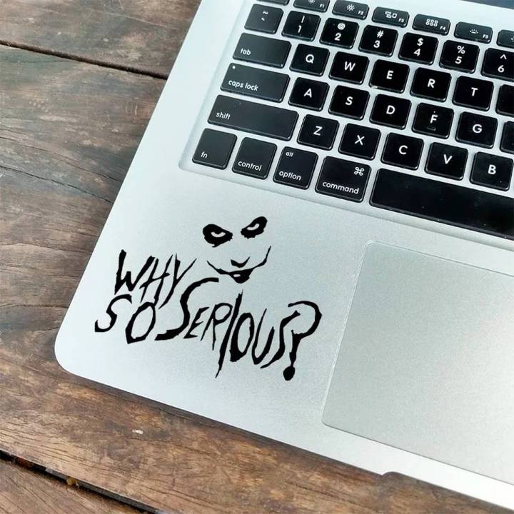 Why So Serious Laptop Sticker Decal, Car Stickers, Wall Stickers High ...