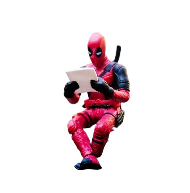 7CM Mini Dead Pool Super Hero Cute version Figure Model Toy Car | Daraz.pk