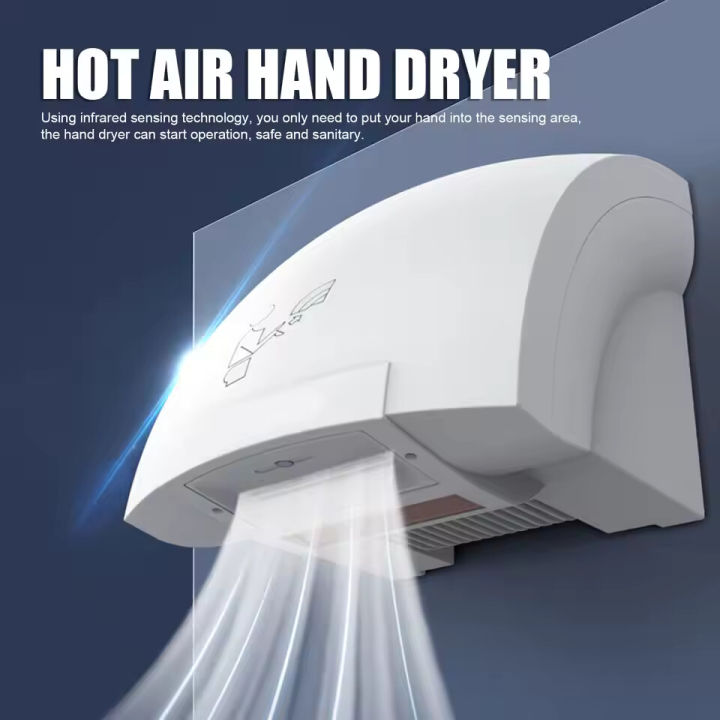 Automatic Induction Hand Dryer | Hot & Cold High-Speed Bathroom Hand ...