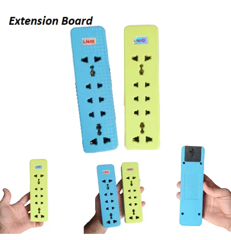 Multi Switches Board 5 Sockets Power Electric Multipurpose Extension ...