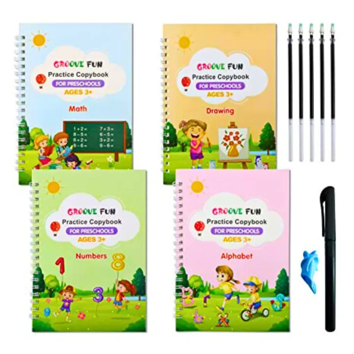 Magic Groove Fun Practice Copybook Set | Daraz.pk