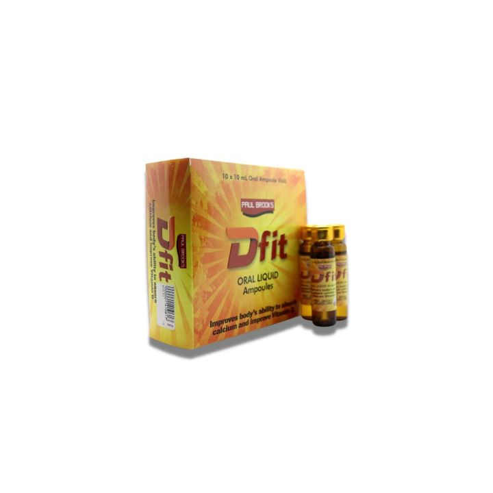 Paul Brooks D Fit 10ml (deficiency Of Vitamin D,weakness Of Bones ...