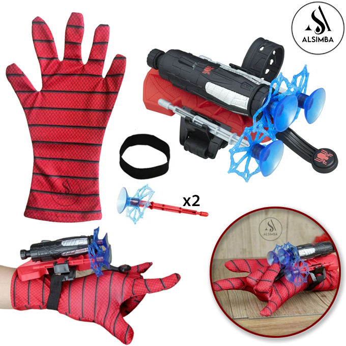 Spiderman Web Darts Launcher With Gloves and Darts Launcher - Avengers ...