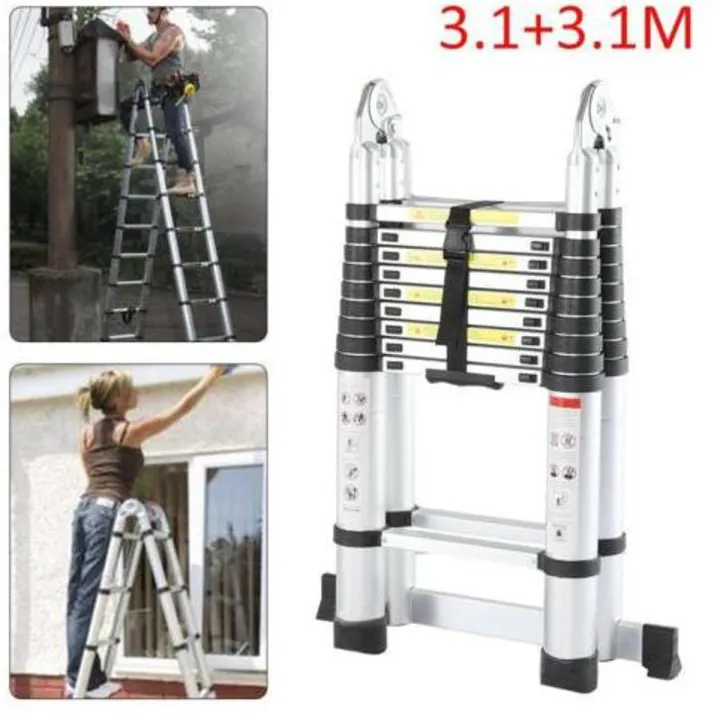 3.1+3.1m20 Feet's Multi-function Dual Purpose Engineering Stairs ...