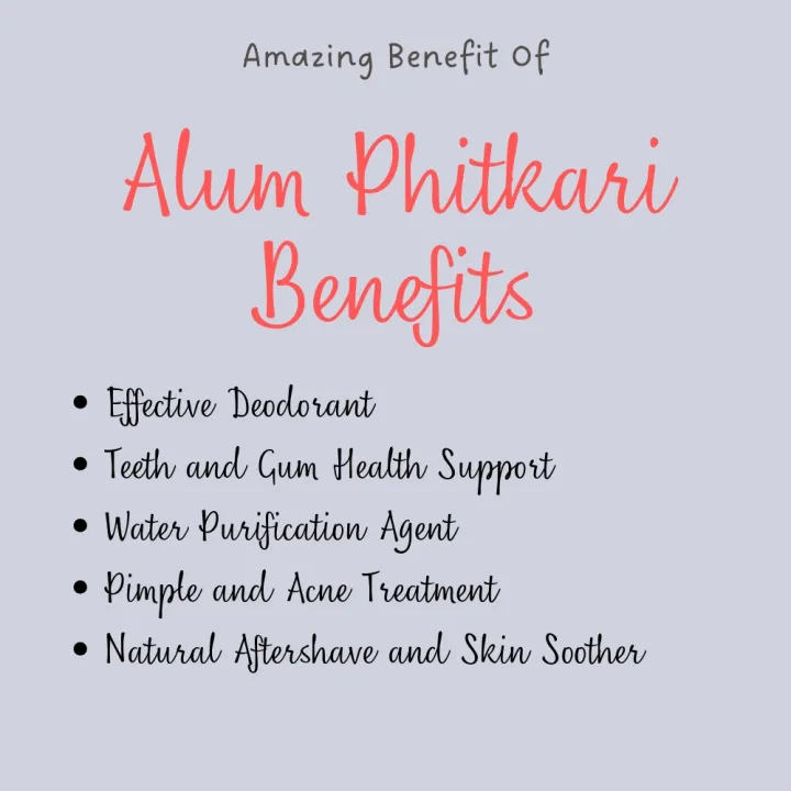 Organic Alum Phitkari (Sabut) Best for Skin, Pimple & Acne Treatment ...