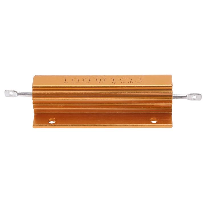 Gold Aluminum Clad Power Resistor Resistance 100W, 1 Ohm 1R | Daraz.pk