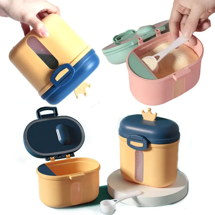 Portable Baby Food Storage Box BPA Free Formula Dispenser Cartoon ...
