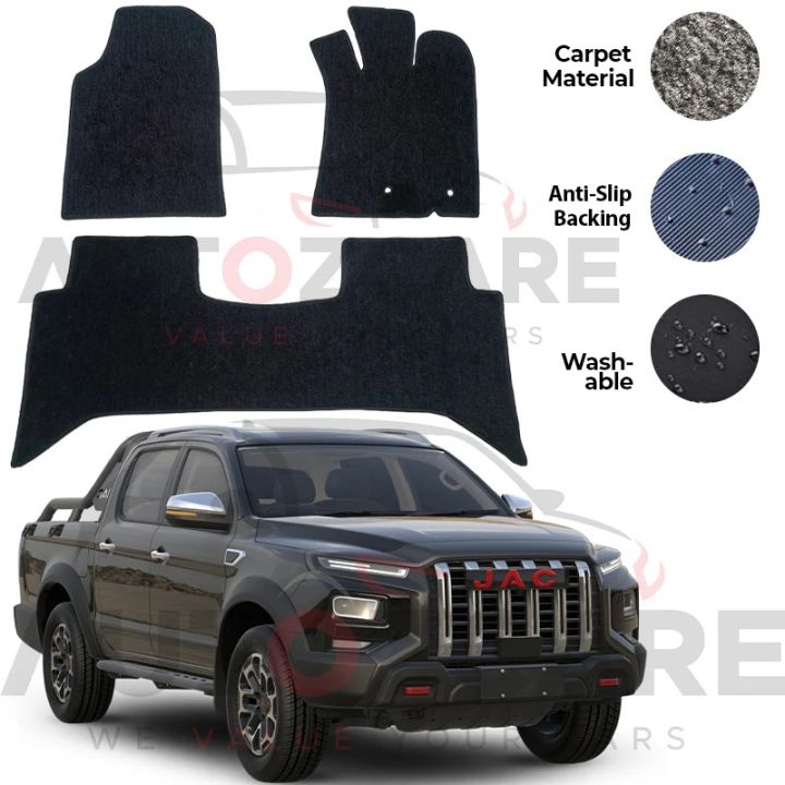 JAC T9 Genuine Fitting Carpet Floor Mat 3PCS - Model 2025 | Daraz.pk