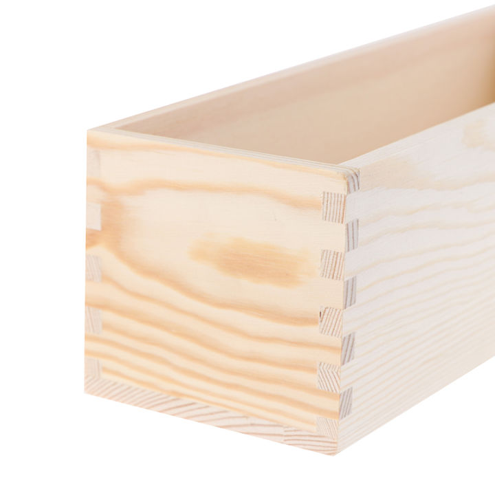 1200ml Rectangle Silicone Soap Making Mold Wooden Box Handmade Craft Cake Loaf | Daraz.pk