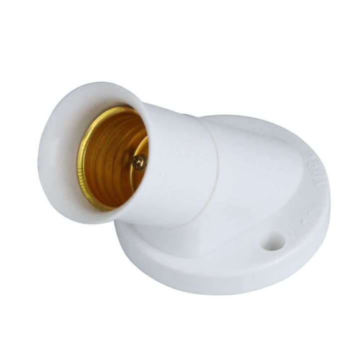 45 Degree Angle Oblique Screw E27 Bulb Light Bulb Base Lamp Base Wall ...