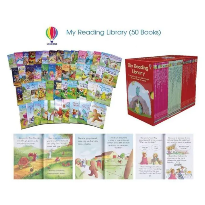 Usborne My Reading Library - 50 Books Set Box | Daraz.pk