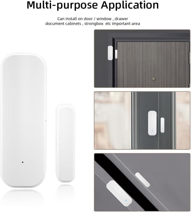 WiFi Door Sensor, Smart Window Door Sensor, Alexa Contact Sensor for ...