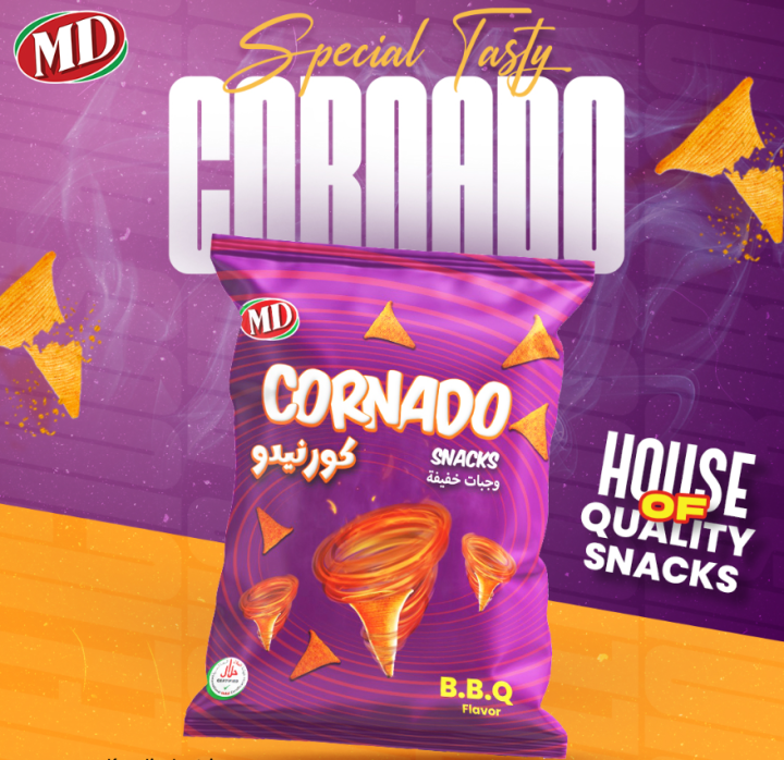 MD Cornado Corn Snacks 40g – Bold & Crunchy Flavours (BBQ, Sweet Corn ...