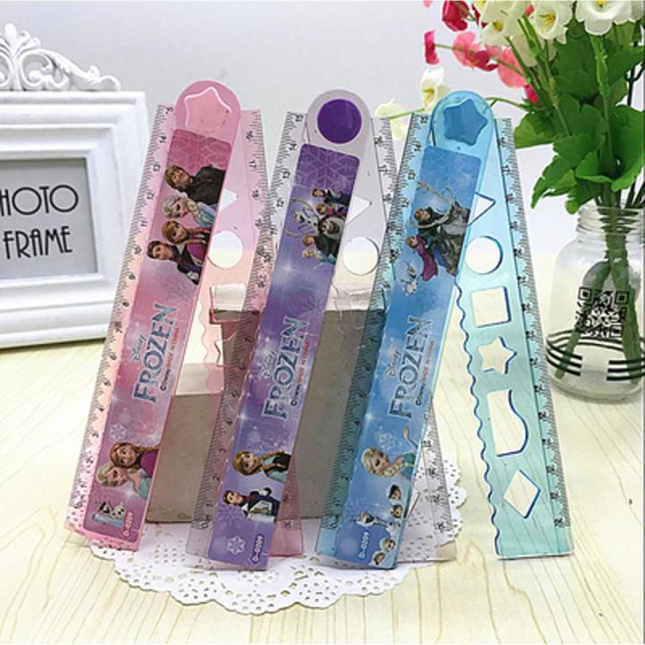 Elf Pokemon ruler set pupil ruler with wavy line Pikachu folding ruler ...