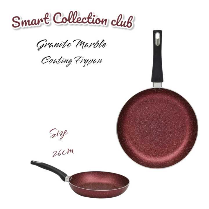 Nonstick Marble Coating frypan 26cm (Granite Marble Coating Egg pan ...