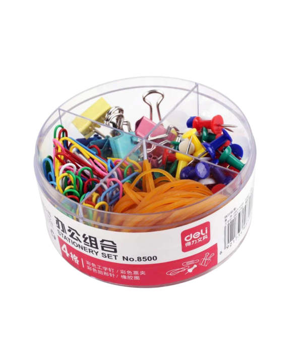 Stationery Set Clips Box - Multicolour | Daraz.pk