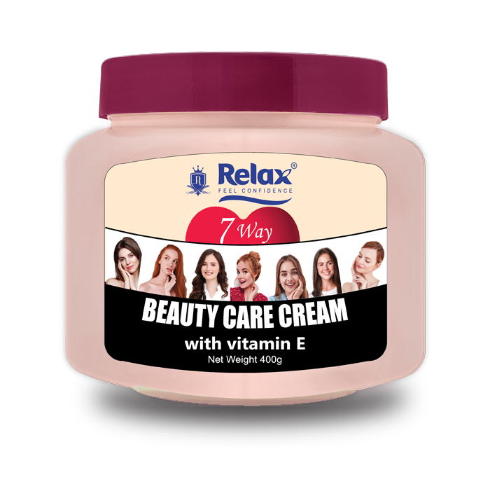 Relax 7 Way Beauty care Cream With Vitamin E 400g | Daraz.pk