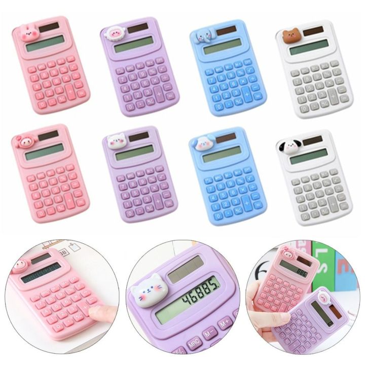 High-quality Plastic Mini Calculator 8-Digit Cute Math Calculator ...