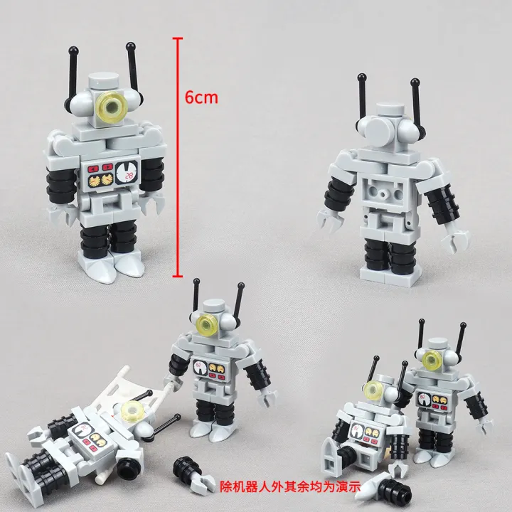 Kids toys Compatible with LEGO building blocks Mini Robot Building ...