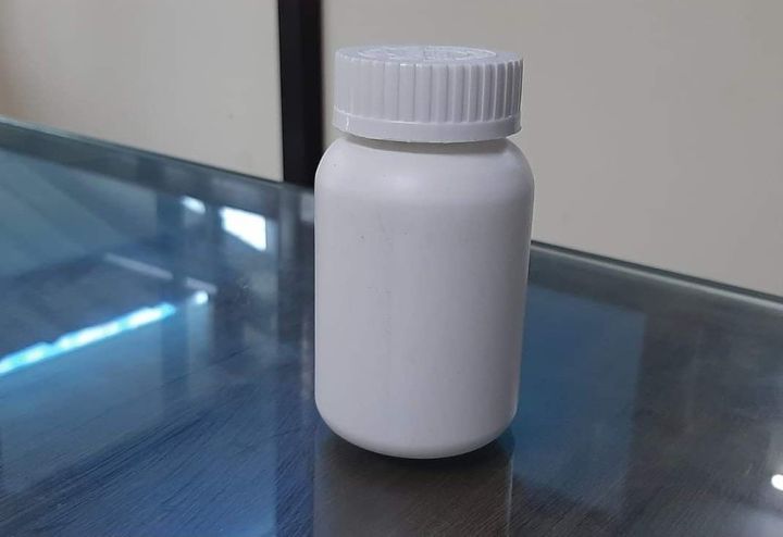 6pcs empty white 100ml child lock bottle for use medicine 100ml bottle ...