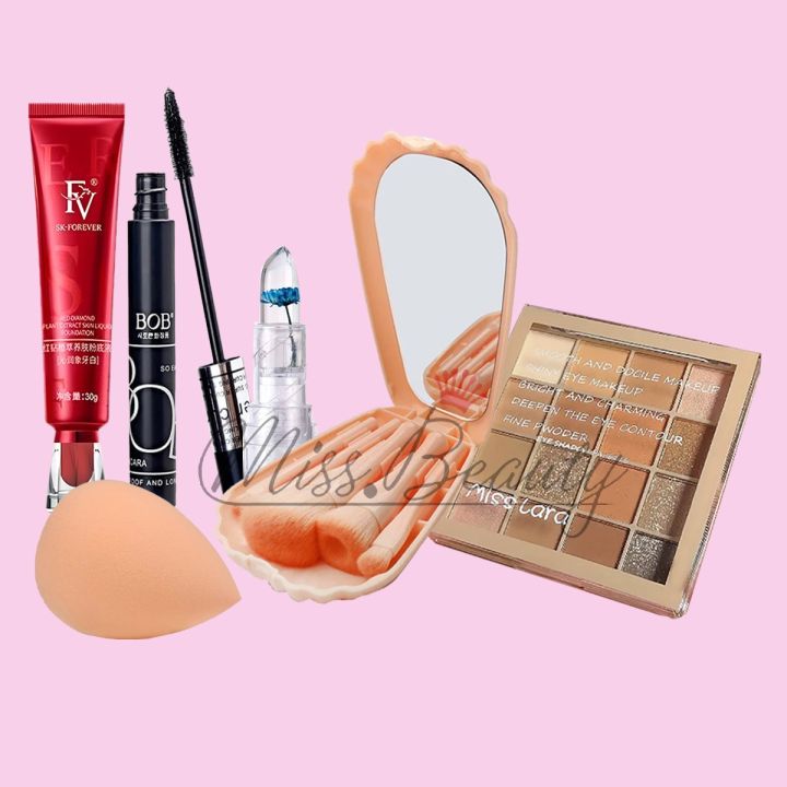 New Pack of 6 Face Makeup Deal Set For Gril For Womens | Daraz.pk