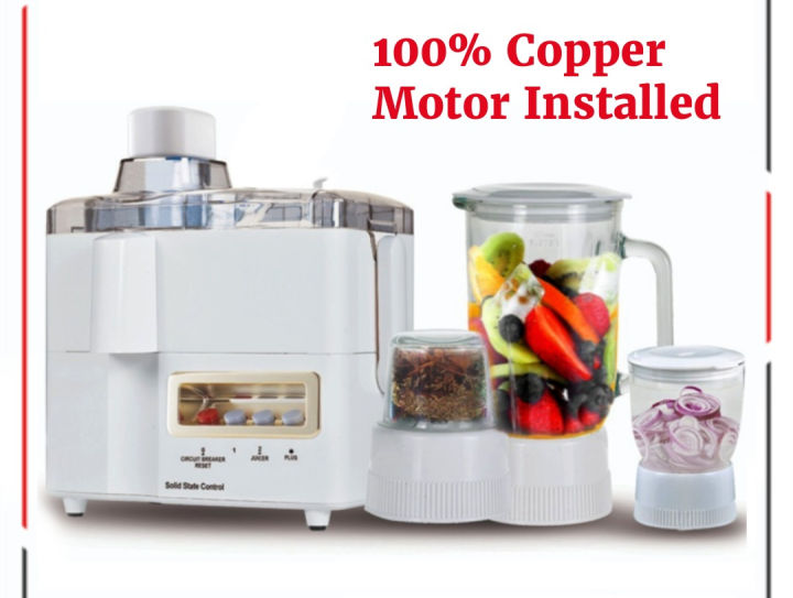 Premium Quality 4 in 1 Juicer Blender Grinder Chopper Machine ...