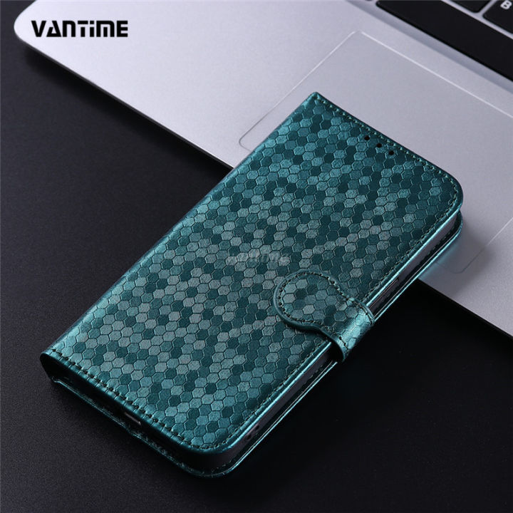 Vantime for Honor X5 Plus PU Leather Wallet Case Card Holder Wave Point ...