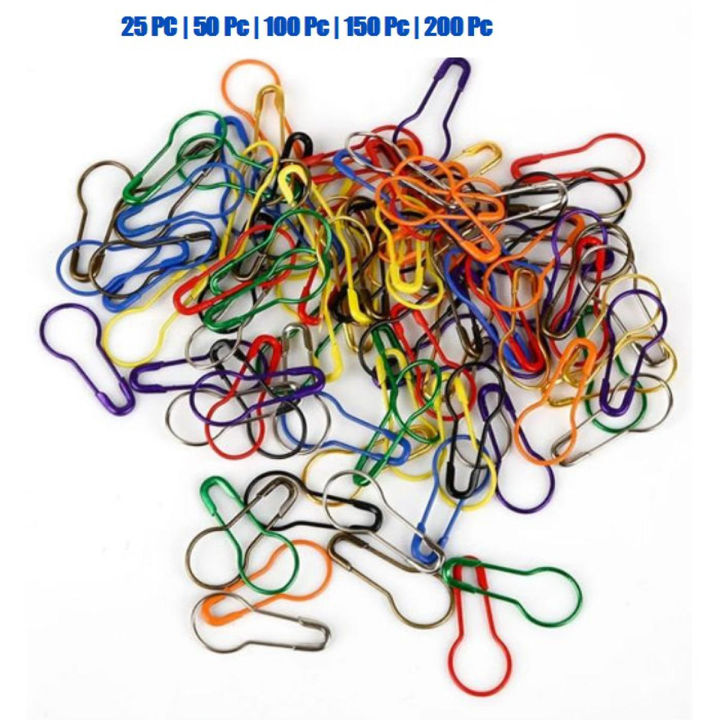 Colorful Safety Pins – Imported Coil-less Pins for Women Muslim Hijab ...