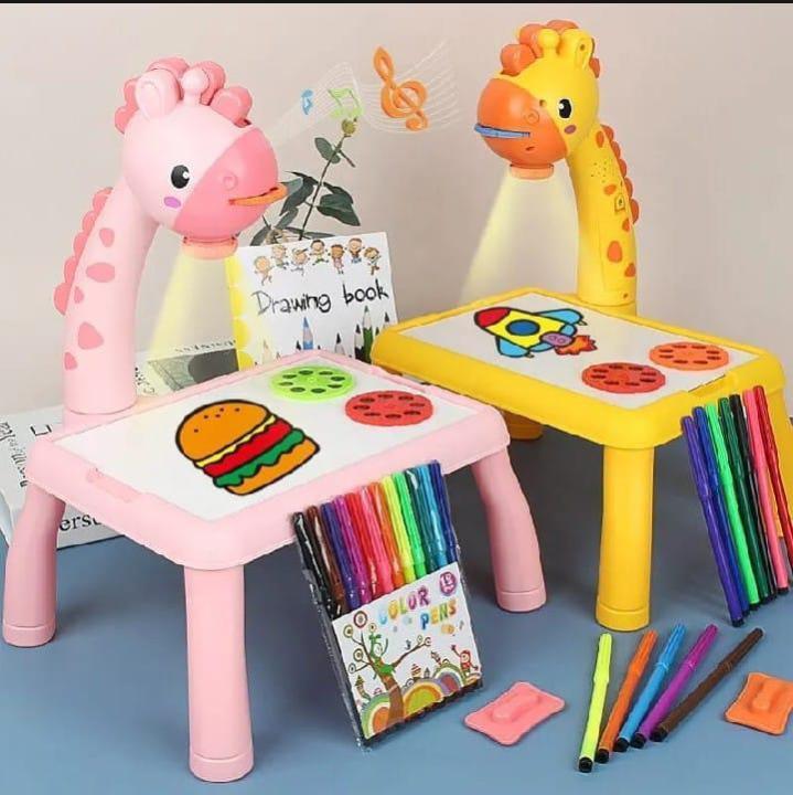 Giraffe LED Drawing Table Set for Kids 1-10 | Daraz.pk