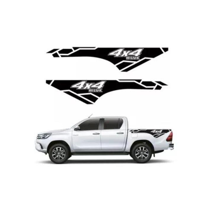 TOYOTA REAR FENDER STICKER 2014 TO 2022 CUSTOMIZED STICKER | Daraz.pk