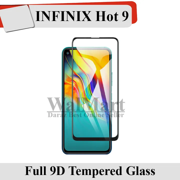 Front Screen Protector Glass For Infinix Hot 9 - Full Glue Edge To Edge ...