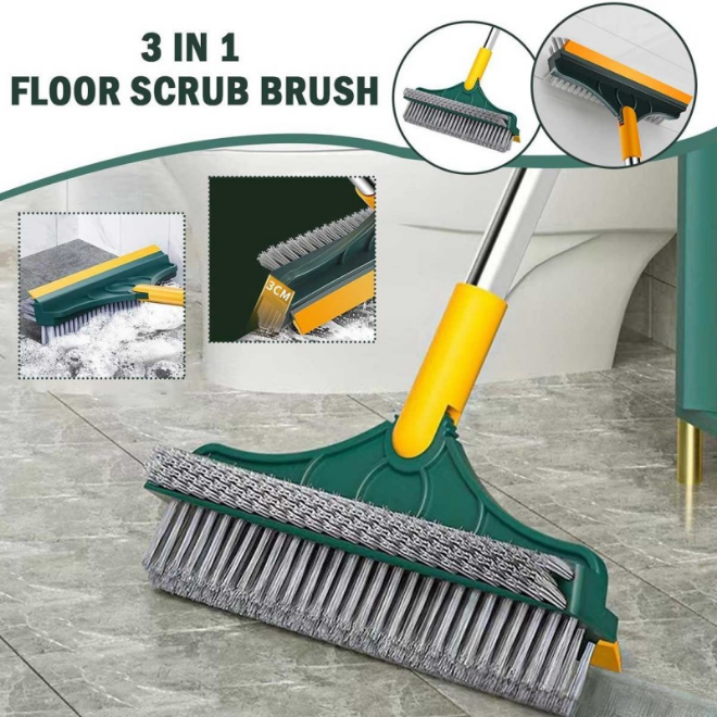 3 In 1 Magic Cleaning Broom Multifunctional Floor Scrub Brush With ...