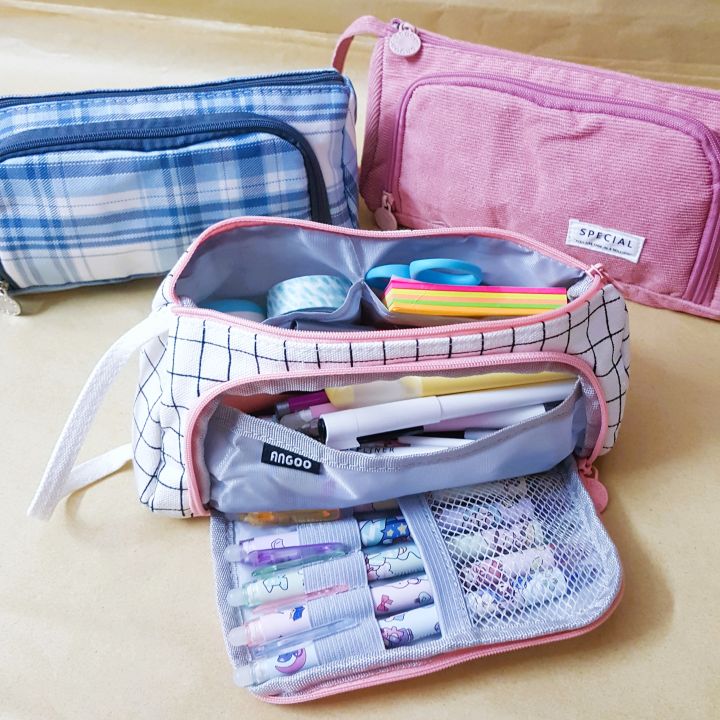 Large Capacity Stationery Window Pouch - Angoo Window Pencil Case ...