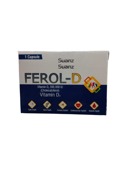 Ferol-D Vitamin D3 Capsule | Daraz.pk