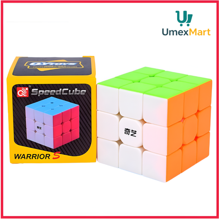 Original Qiyi S 3x3 Speed Cube – Stickerless Magic Rubik’s Cube, Smooth ...