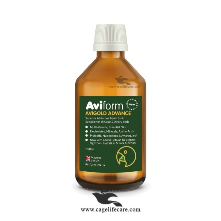 AVIGOLD ADVANCE - All-in-One Cage & Aviary Bird Tonic ( UK Aviform ...