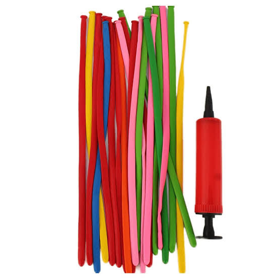 Tube Balloons with Pump | Daraz.pk