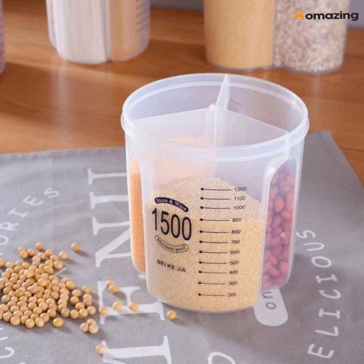 3 partition Food container 1500Ml | Daraz.pk