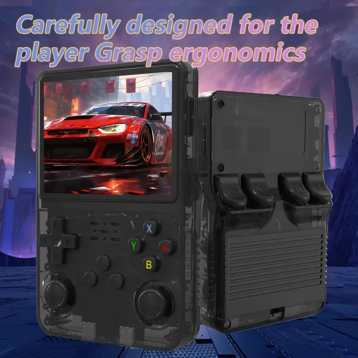 R36S Handheld Game Console 3.5Inch IPS 640x480 Screen Built in 64GB ...