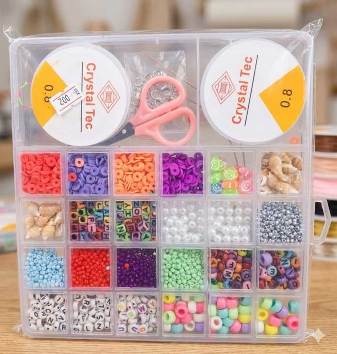 DIY Bracelet Making Kit for Girls, Jewellery Making Kit for Kids DIY ...