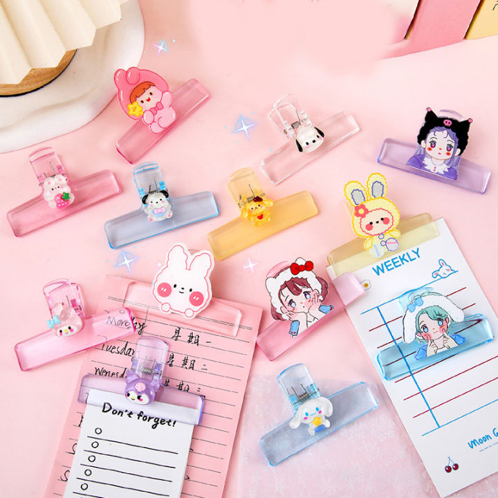 Cartoon Snack Test Paper The Paper Sticky Note Clip Binder Clips Office ...